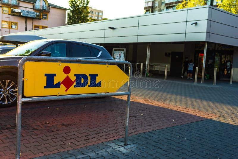 LIDL Supermarket and Logo. Lidl Store in Bucharest, Romania, 2021 ...