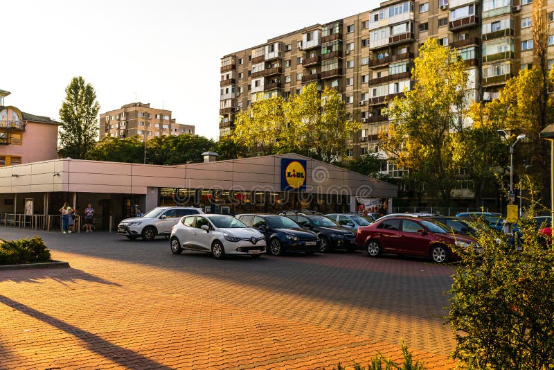 LIDL Supermarket and Logo. Lidl Store in Bucharest, Romania, 2021 ...