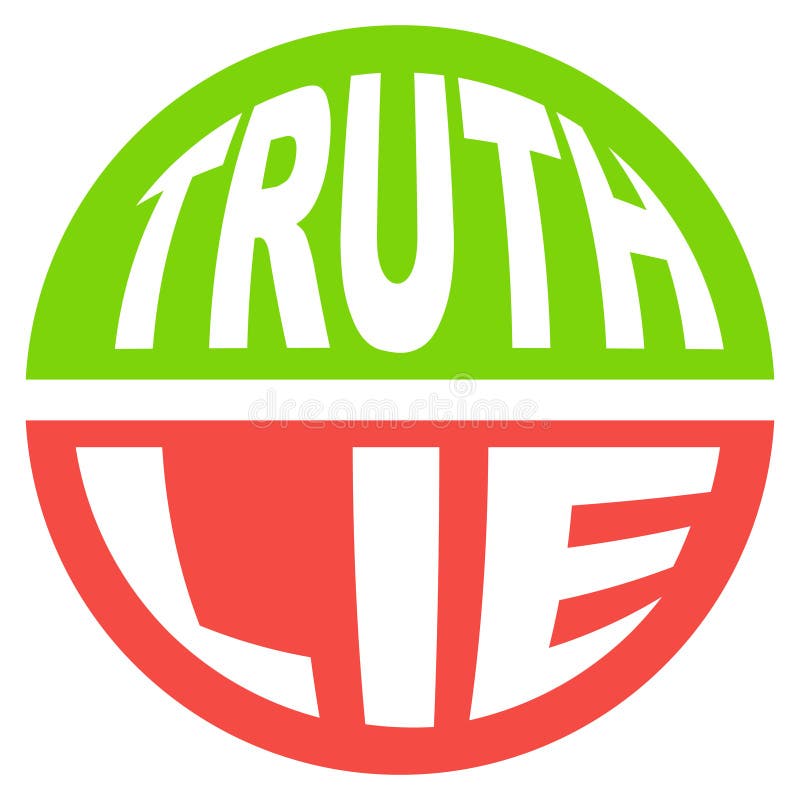 Lie Detector Gauge Icon Truth Misinformation Polygraph Power Stock