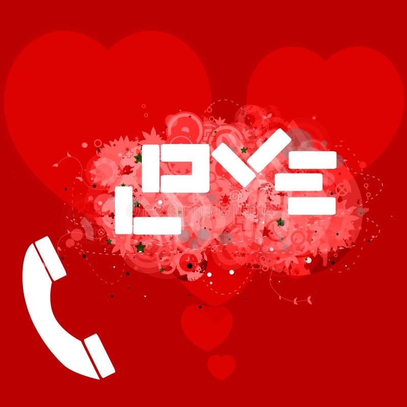 Heißes Telefon stock abbildung. Illustration von abbildungen - 2759313