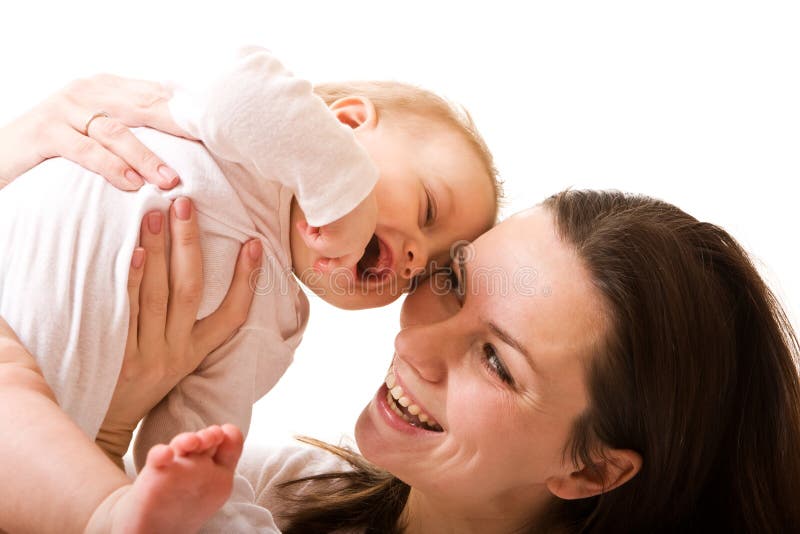Liebe des Mutter stockfoto. Bild von kind, glück, gesicht - 4129126