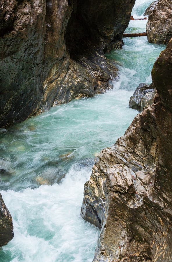 Liechtensteinklamm Gorge Austria Stock Image - Image of creek, falling ...