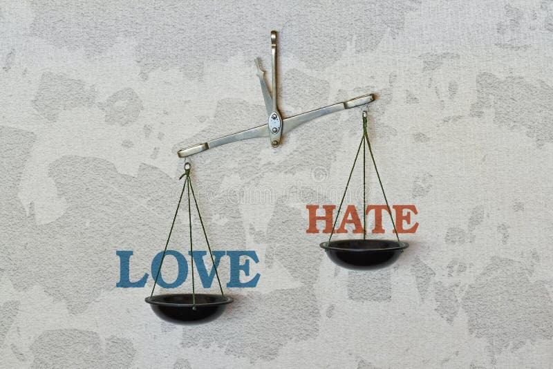 Communicatie Van De Haatverhoudingen Van De Liefde Indrukken Stock Foto ...