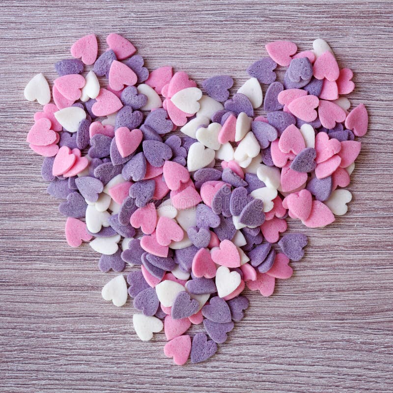 De Liefje Gestalte Gegeven Dag Van Koekjesvalentijnskaarten Op Een ...