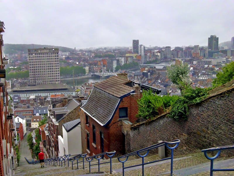 Liege stock image. Image of cityview, city, burren, staircase - 70322507