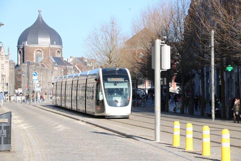Liege tram 2025 stock photo. Image of road, track, city - 365177658