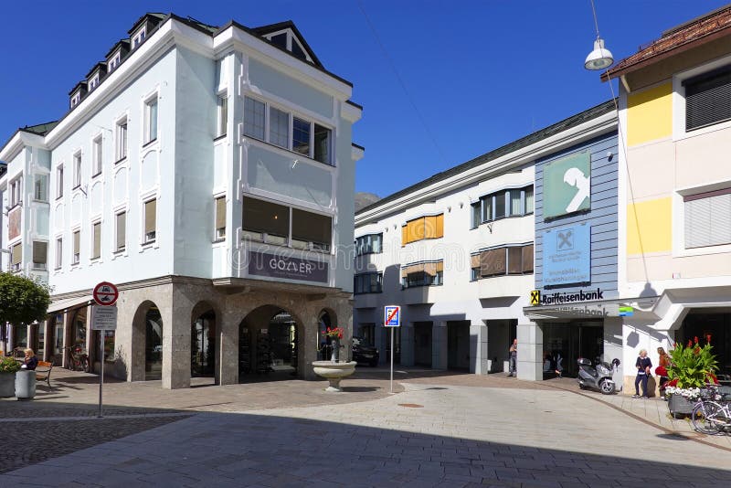 LIENZ, AUSTRIA - SEPTEMBER 23,2021 - Architecture of Lienz, Austria ...