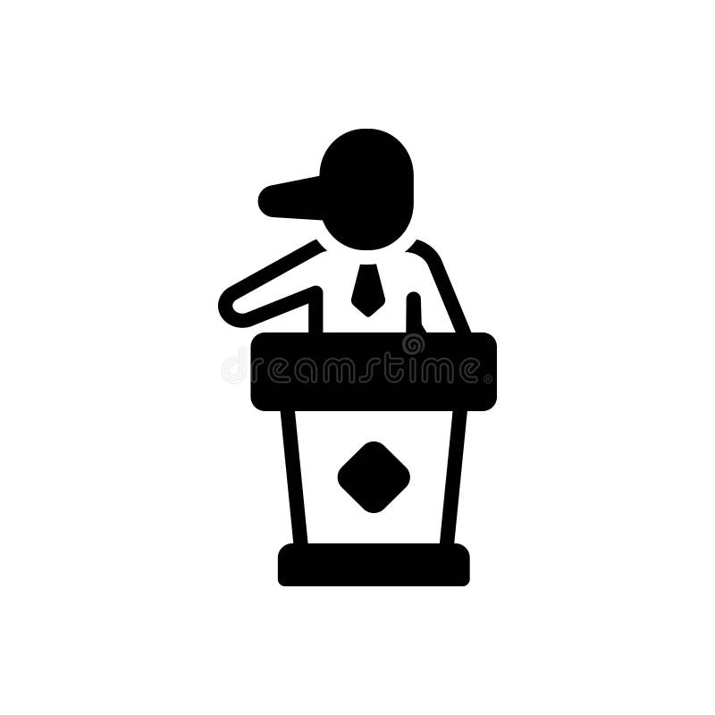 Black Solid Icon for Lies, Mislead and Fake Stock Vector - Illustration ...