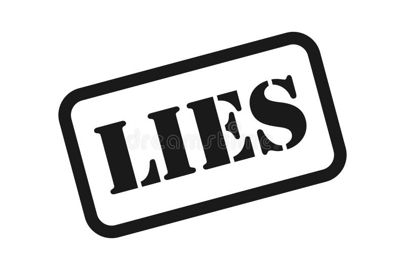 Lies Stamp Vector stock vector. Illustration of clipart - 341449518