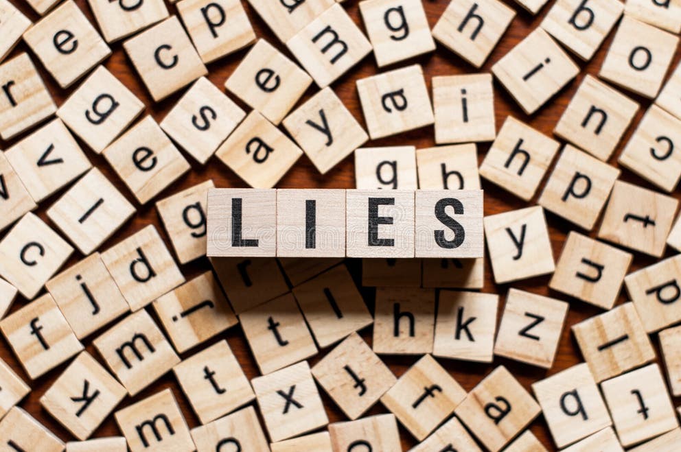 Lies word concept stock photo. Image of cheat, deception - 143571800