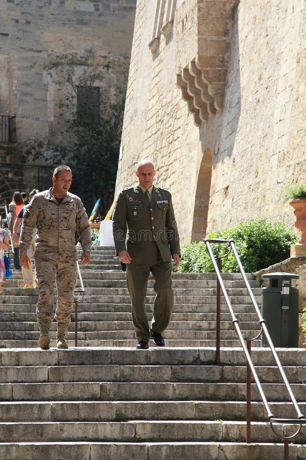 Lieutenant-colonel Et Sous-lieutenant Image éditorial - Image du ...