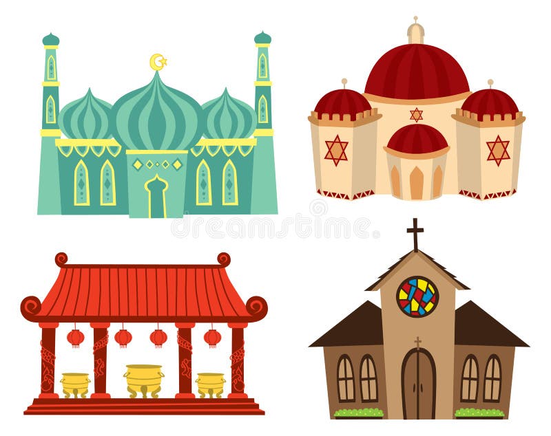 Lieux de culte illustration stock. Illustration du conception - 29863374