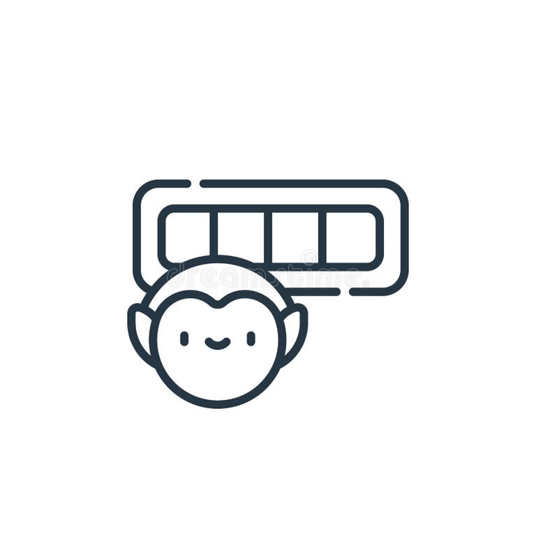 Life Bar Icon Vector from Videogame Elements Concept. Thin Line ...