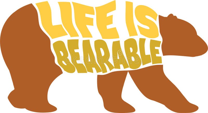 Bearable Slogan Stock Illustrations – 1 Bearable Slogan Stock ...