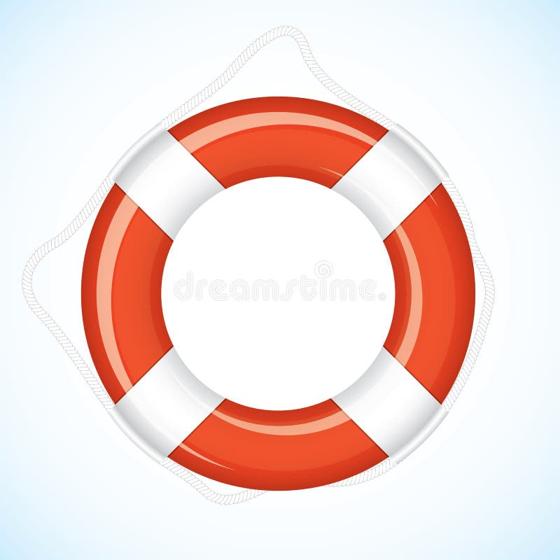 Life Belt stock vector. Illustration of lifebuoy, ring - 25602151