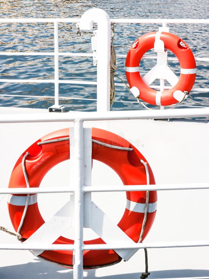 Life belt stock image. Image of vessel, sunlight, railing - 29547439