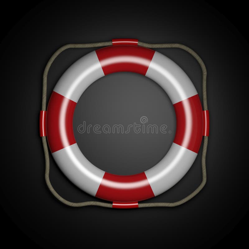 Help - Life Belt Black Icon Stock Vector - Illustration of problem ...