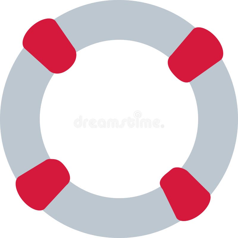 Life belt icon stock vector. Illustration of pictogram - 107178571
