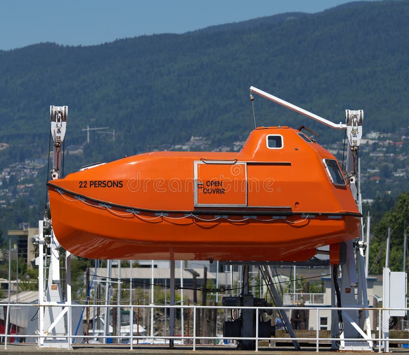 Life Boat stock photo. Image of safety, cruise, enclosed - 3434164