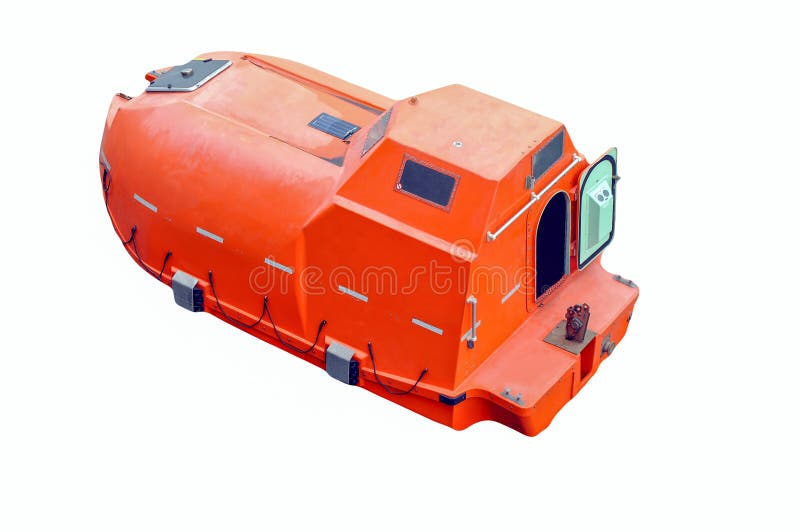 Life Boat Emergency Use To Escape Fire Case Stock Photos - Free ...