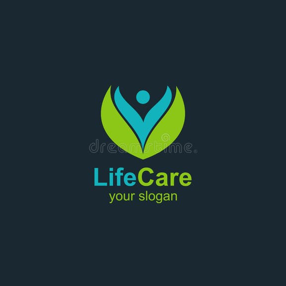 Life care logo template stock photo. Image of white - 166729292
