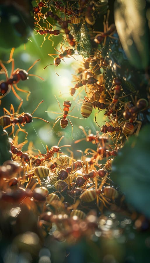 Life within the Colony a Hyper Realistic Ant S View of the Queen ...
