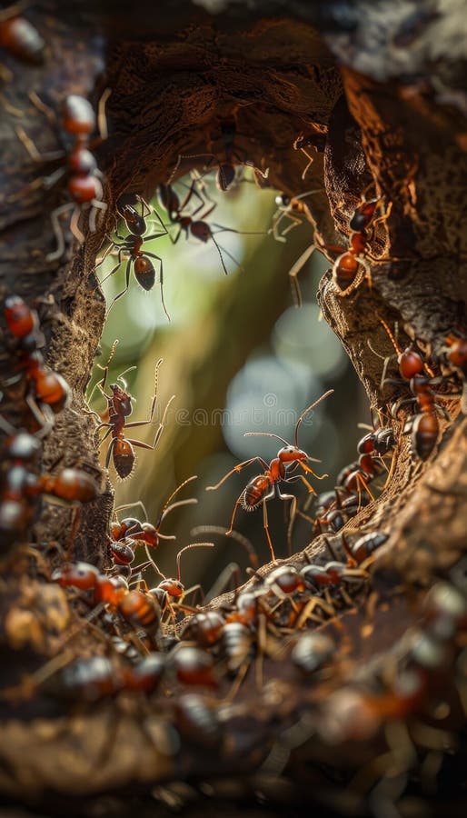 Life within the Colony a Hyper Realistic Ant S View of the Queen ...