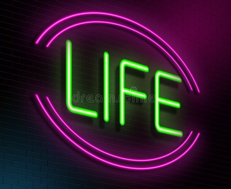 Life concept. stock illustration. Illustration of entity - 34420406