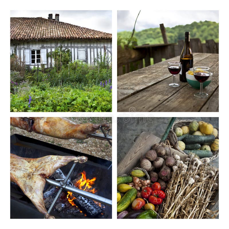 Life in the countryside stock image. Image of wine, appetizer - 225650541