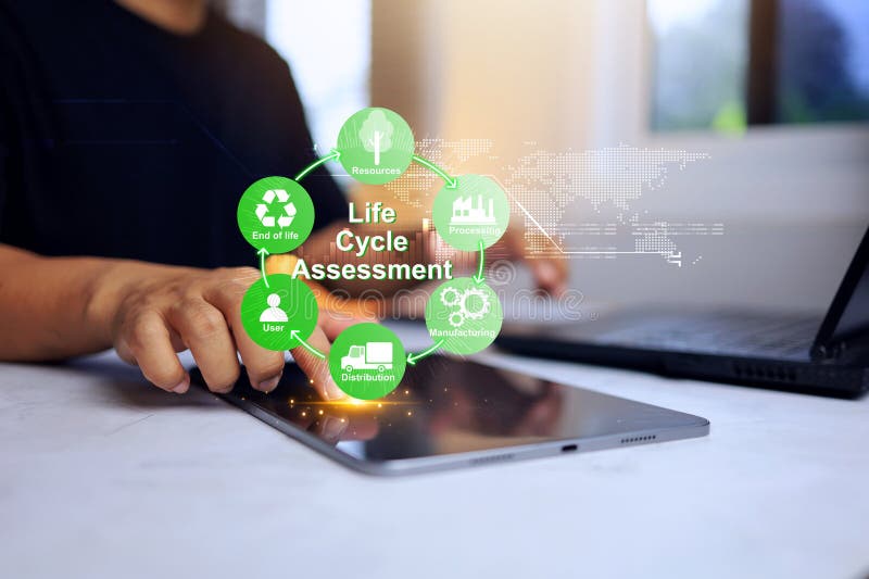 Life Cycle Assessment LCA Concept Stock Image - Image of environment ...