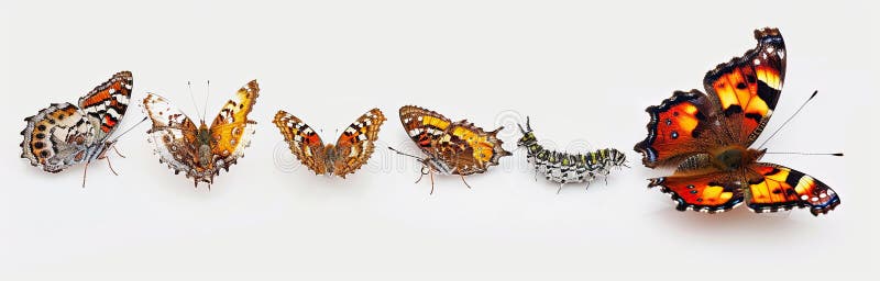 The Life Cycle of a Butterfly Includes Numerous Distinctive Stages ...