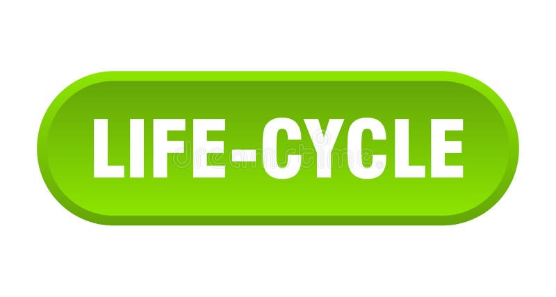 Life-cycle Sign. Life-cycle Circular Band Label. Life-cycle Sticker ...