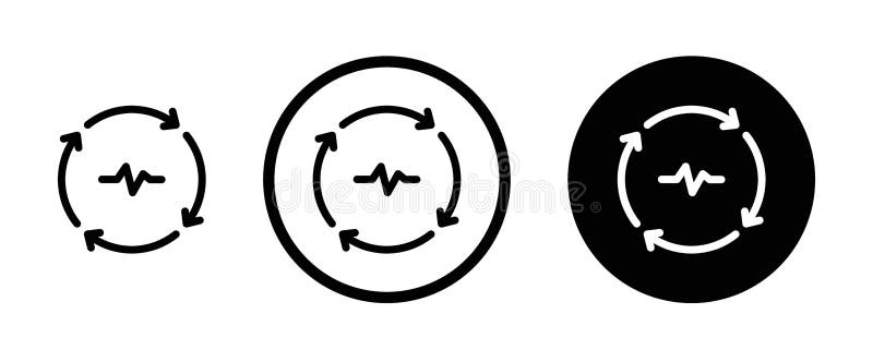 Life Cycle Icon Depicting Stages of Development, Biological Processes ...