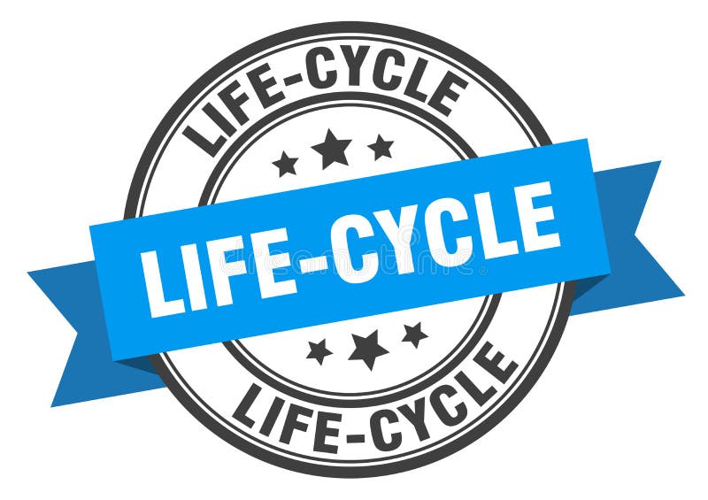 Life-cycle Label. Life-cycle Round Band Sign Stock Vector ...