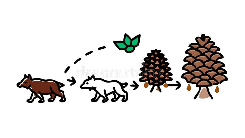 Life Cycle Pine Stock Illustrations – 186 Life Cycle Pine Stock ...
