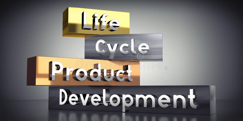 Life, Cycle, Product, Development - Words on Metal Blocks Stock ...