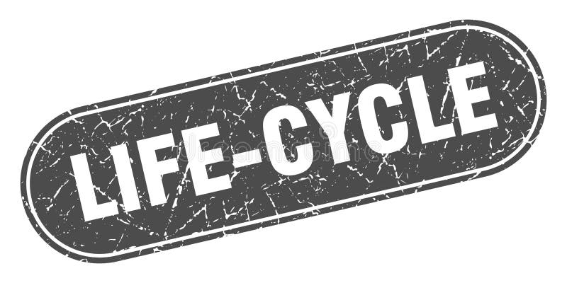 Life-cycle Sign. Life-cycle Grunge Stamp Stock Vector - Illustration of ...