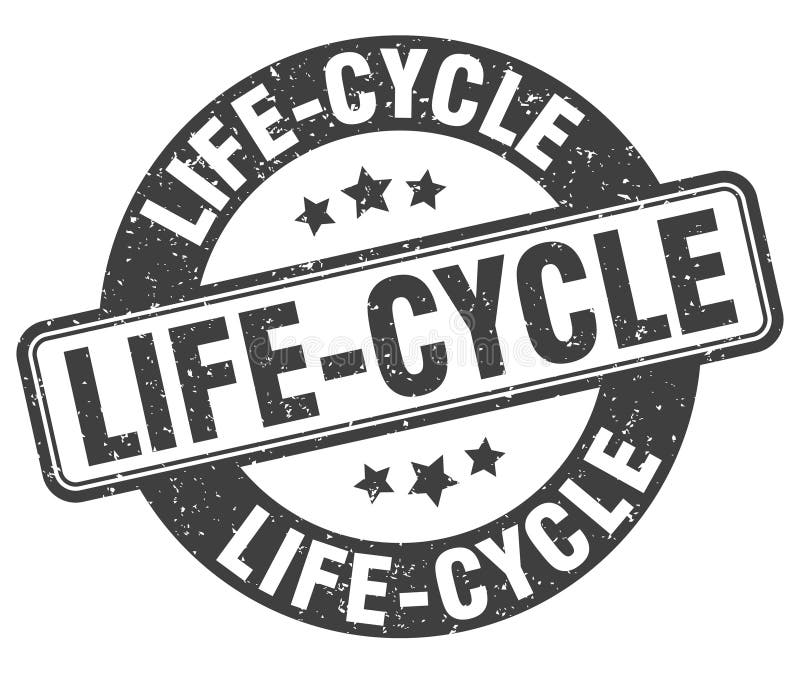 Life-cycle Stamp. Life-cycle Label. Round Grunge Sign Stock Vector ...