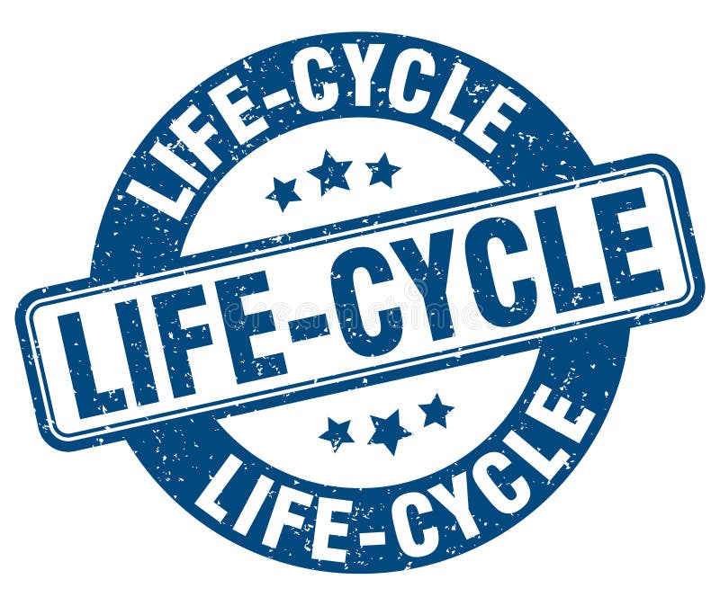 Life-cycle Stamp. Life-cycle Label. Round Grunge Sign Stock Vector ...