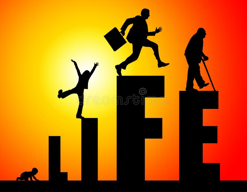 Life stock illustration. Illustration of live, change - 61059873