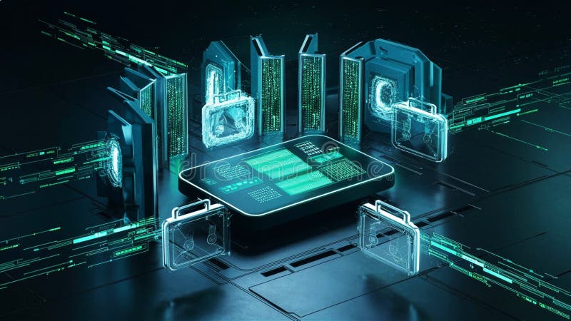 Life Easier with Cybersecurity - Guarding the Digital World Stock ...