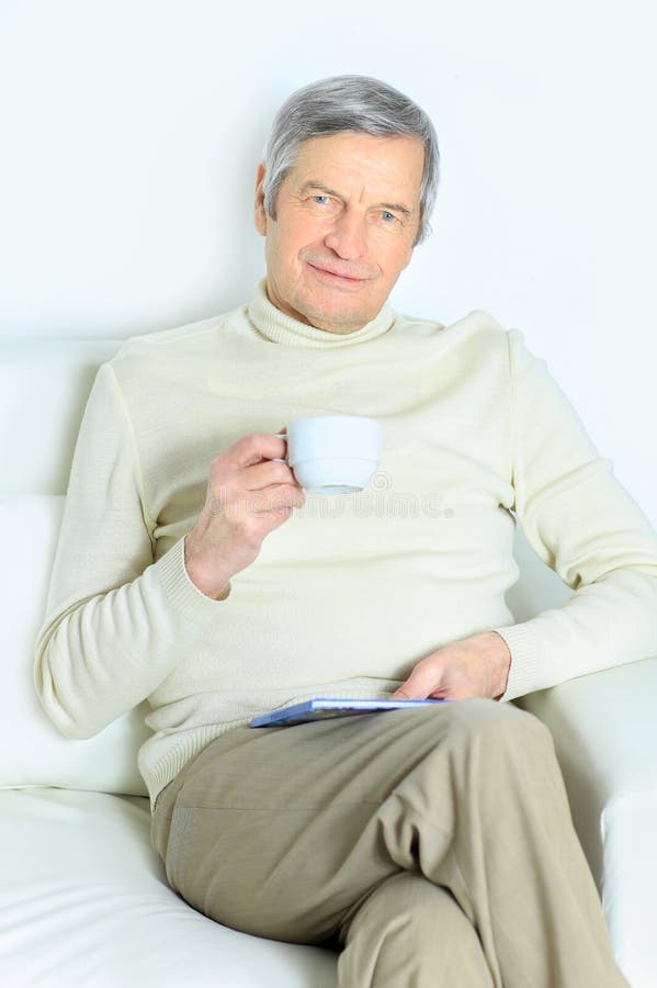 Life of an elderly person. stock photo. Image of copy - 33080750