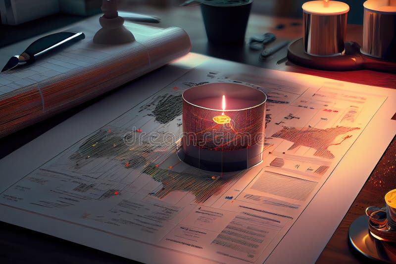 Life without Electricity Concept Made with Generative AI Stock ...