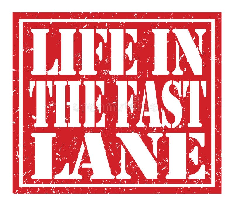 Fast Lane Sign Stock Illustrations – 558 Fast Lane Sign Stock ...