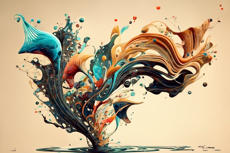 Life in Flow, Swirls and Patterns Concept. Peace and Mindfulness Stock ...