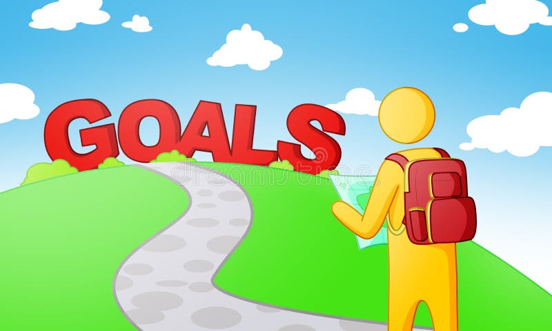 Life goals stock illustration. Illustration of goals - 78174880