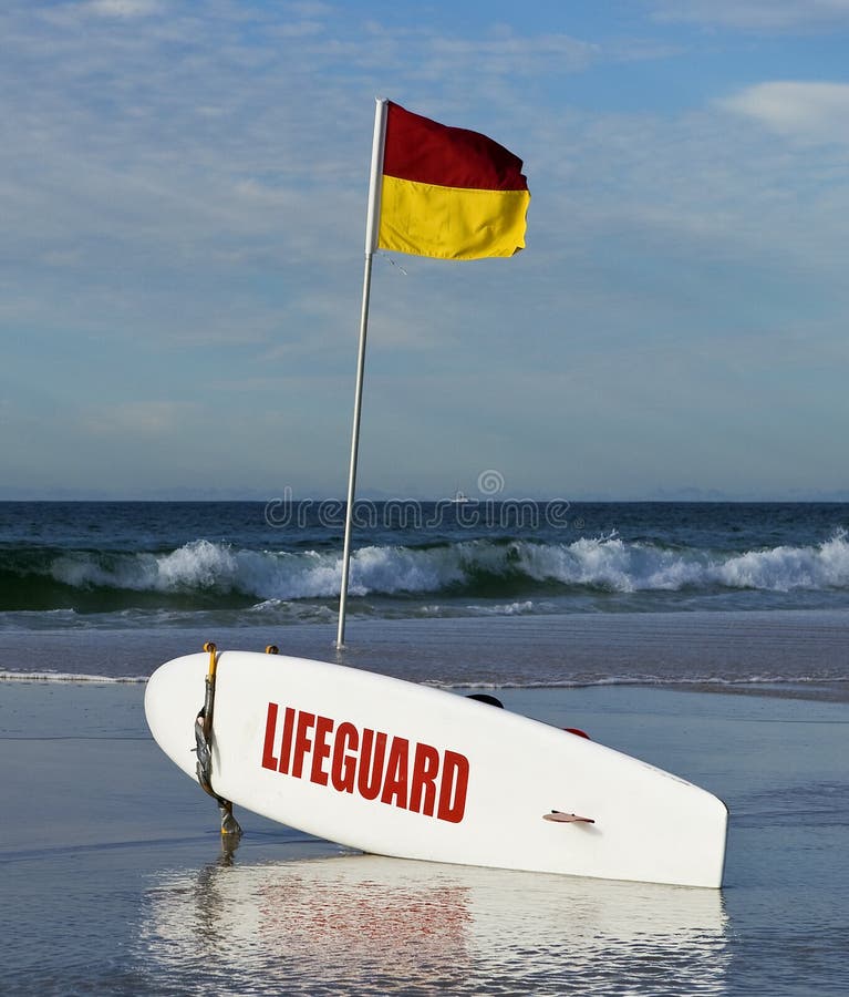 Lifeguard Flag Australian Beach Stock Photos - Free & Royalty-Free ...
