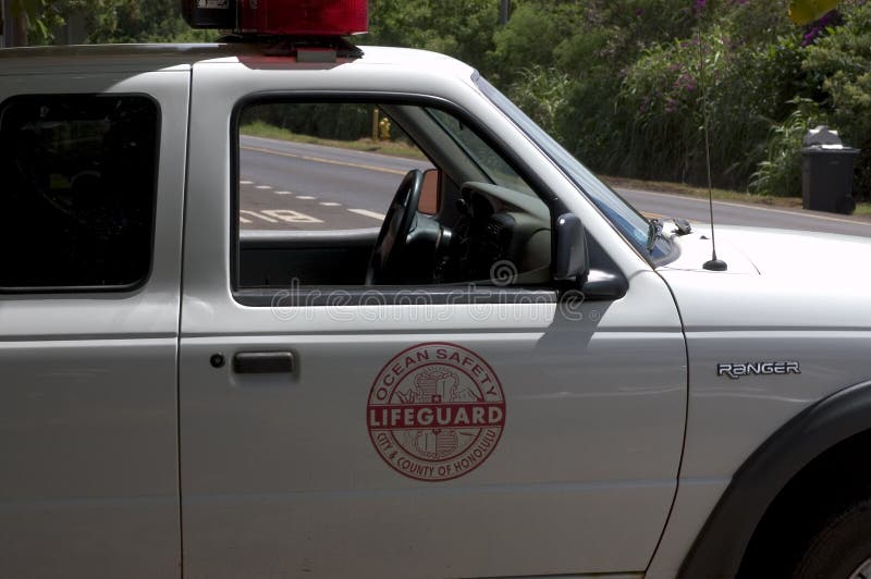 A Life Guard Car on a Beach Editorial Photography - Image of ...