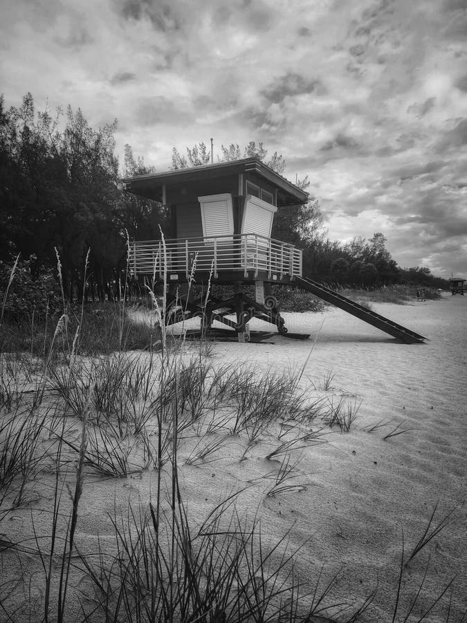 Life Guard Shack stock photo. Image of guard, shack - 249317152