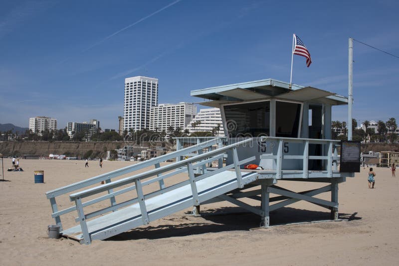 Life Guard Station editorial stock image. Image of oceanside - 24874284